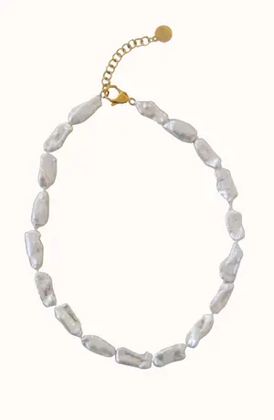 JOIANA JEWELRY Biwa Pearl Necklace