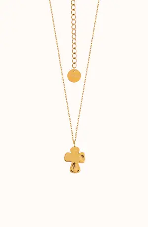 JOIANA JEWELRY Haven Cross Necklace - Gold
