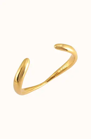 JOIANA JEWELRY Curved Cuff Bracelet - Gold
