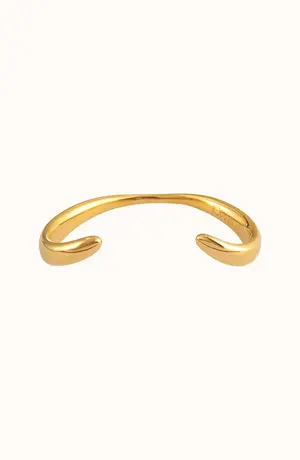 JOIANA JEWELRY Curved Cuff Bracelet - Gold