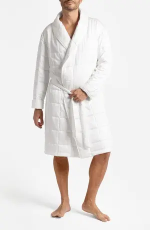 SUNDAY CITIZEN Quilted Robe - Off White