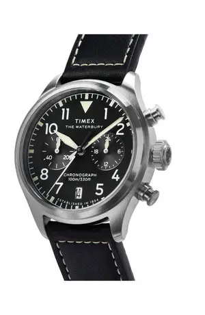 TIMEX® Waterbury Ace Chronograph Strap Watch