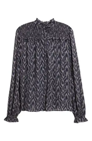 Hugo Boss Benvylla Chevron Print Shirt