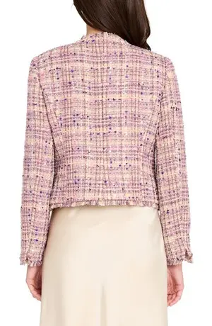 TAHARI ASL Bouclé Crop Jacket