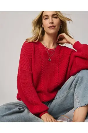 Splendid Vienna Sweater - Red