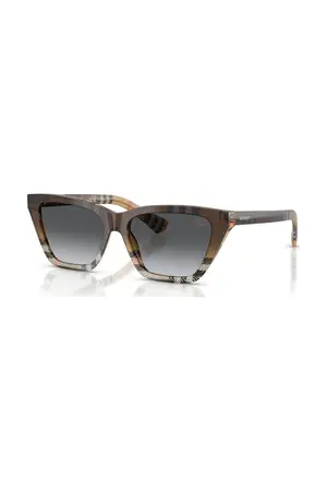 Burberry Sunglasses Cat Eye Frame - Brown