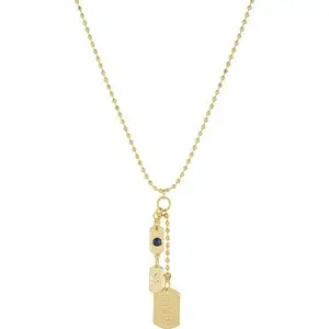 MARLYN SCHIFF Shalom Charm Necklace