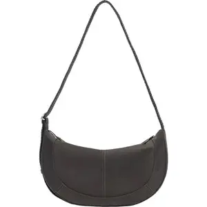 ORYANY Faux Leather Crossbody Bag - Smoky Brown