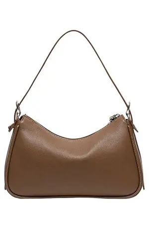 ORYANY Small Leather Shoulder Bag - Cappuccino