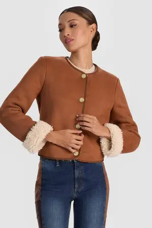 Women's Cropped Teddy Jackets