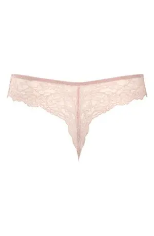 Panache Ana Lace Trim Thong - Vintage