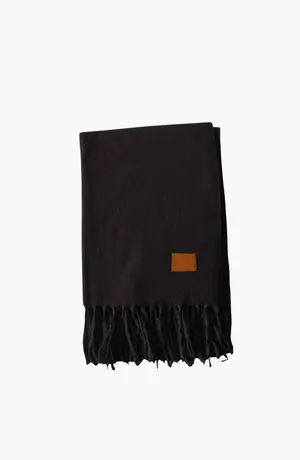 JOIANA JEWELRY Sweater Scarf Black