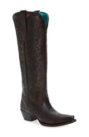 CORRAL Floral Embroidered Western Boots