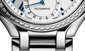 LONGINES Primaluna Moonphase Diamond Bezel Bracelet Watch