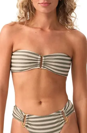 PQ Detail Bandeau Bikini Top - Meadow