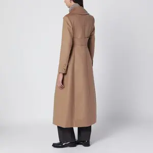 Max Mara Long Double-breasted Wool Coat