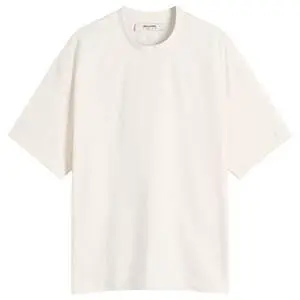 ABOUT:BLANK Mock Neck T-shirt - Oat/black