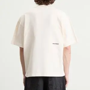 ABOUT:BLANK Mock Neck T-shirt - Oat/black