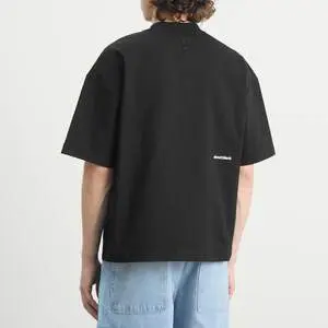 ABOUT:BLANK Mock Neck T-shirt - Black/ecru