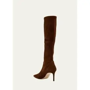 STUART WEITZMAN Suede Knee Boots - Fawn