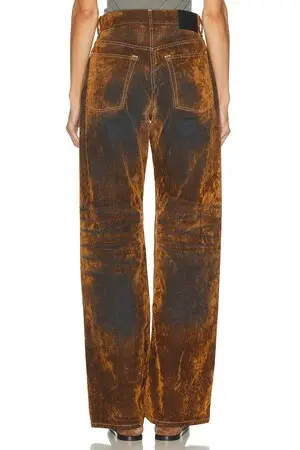 Acne Studios Flocked Wide Leg Trousers