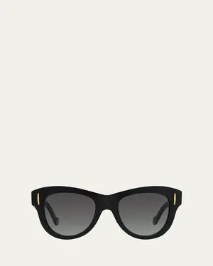 Loewe Butterfly Sunglasses - Shiny Blac
