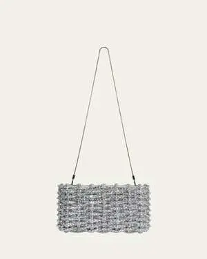 Simkhai Morgan Rhinestone-embellished Woven Clutch