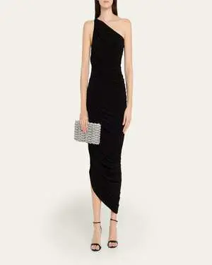 Simkhai Morgan Rhinestone-embellished Woven Clutch