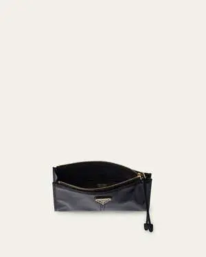 Prada Soft Leather Pouch - Nero