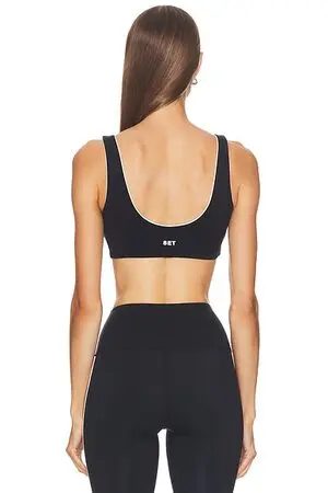 SET ACTIVE Breathe 1.0 Contrast Wrap Bra