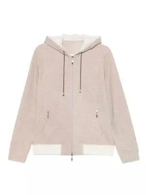 DORIANI CASHMERE Cashmere Hooded Cardigan