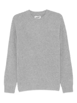 MC2 SAINT BARTH Ribbed Wool Knitwear - Grey