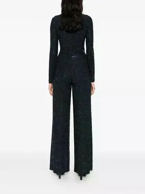 Talbot Runhof Sequin-embellished Twisted Jumpsuit