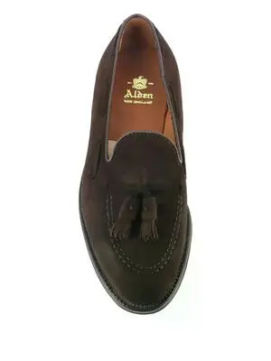 Alden Tassel Suede Loafers