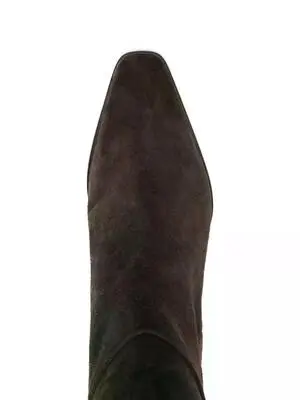 AeydĒ 40mm Medea Pointed Boots - Brown