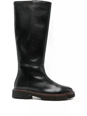 Geox Leather Zip Boots