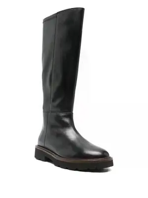 Geox Leather Zip Boots