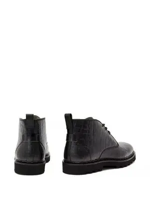 ALLSAINTS Skiff Leather Boots - Black