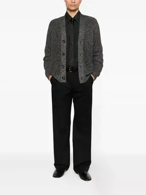 Emporio Armani Buttoned Shawl-collar Cardigan