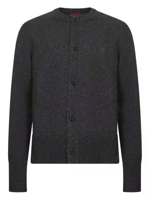 Gucci Button Interlocking Logo Embroidery Cardigan