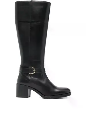 Geox Strap-detail Knee-high Boots
