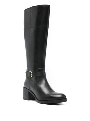 Geox Strap-detail Knee-high Boots