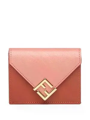 Fendi Logo-plaque Wallet - Pink