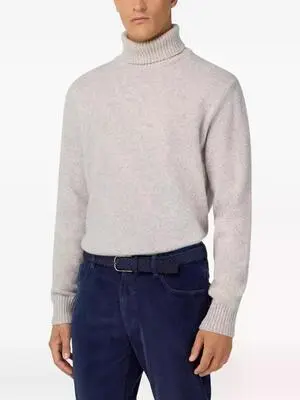 Boggi Milano Roll-neck Sweater - Grey
