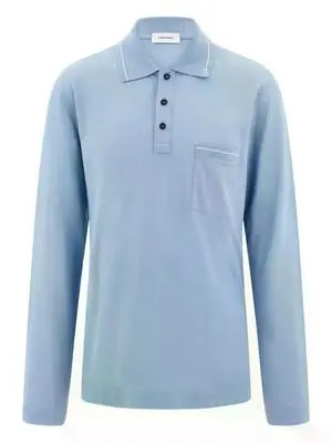 Ferragamo Long Sleeve Polos For Men