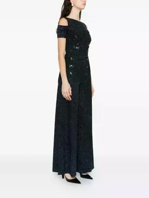 Talbot Runhof Sequin-embellished Jumpsuit