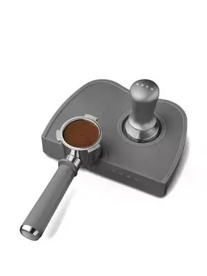 SMEG Stainless Steel Espresso Coffee Tamping Set - Grey