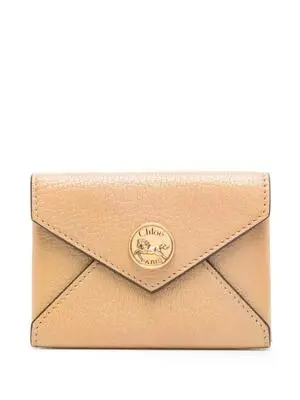 Chloé Grainy Logo Purse - Neutrals