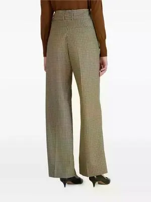Incotex Belted Check Trousers
