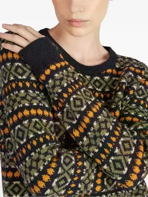 ZANONE Jacquard Crew-neck Sweater